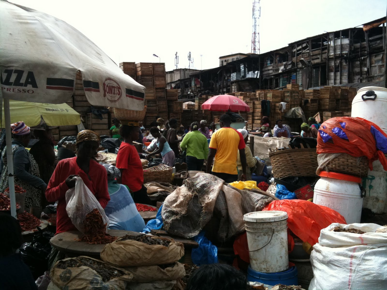 7 Weeks in Ghana: Day 28 - Kumasi Market, Central Market, or Kejetia ...