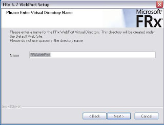 Applications & Technology Blog By Waqas: Using Microsoft FRx Web Port
