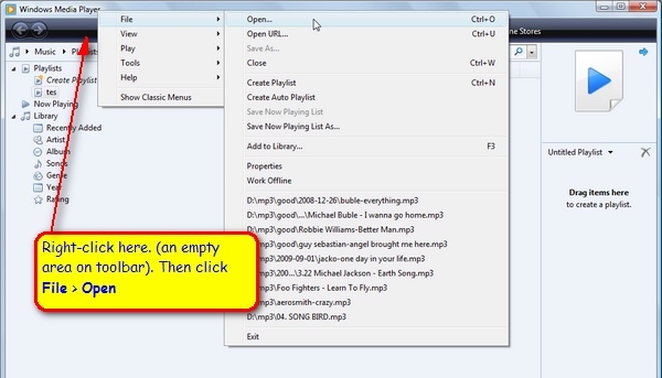 Information & Tutorial: Learn Vista - Playing Music or Video Using ...
