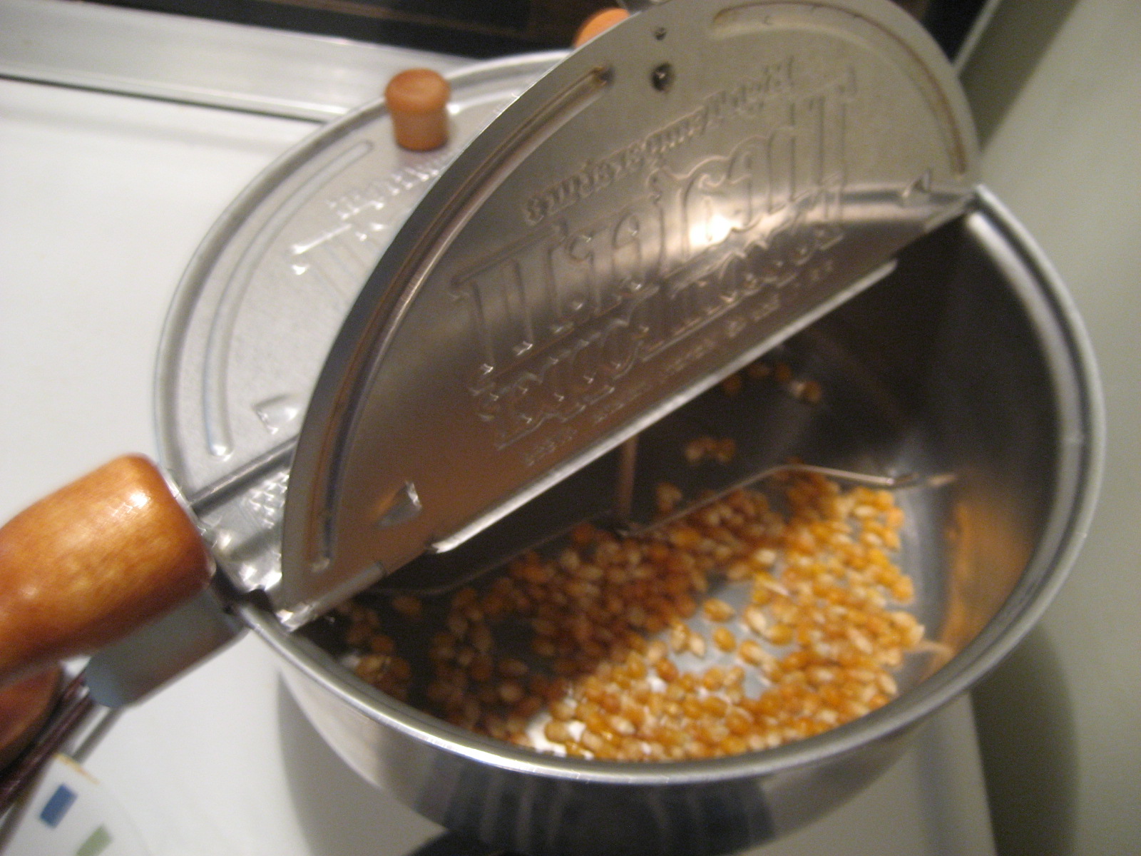Six Balloons Vintage Delights: Hand-Crank Popcorn Maker