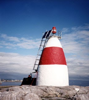 Pete's Irish Lighthouses: Muglins Lighthouse, Dalkey, co. Dublin