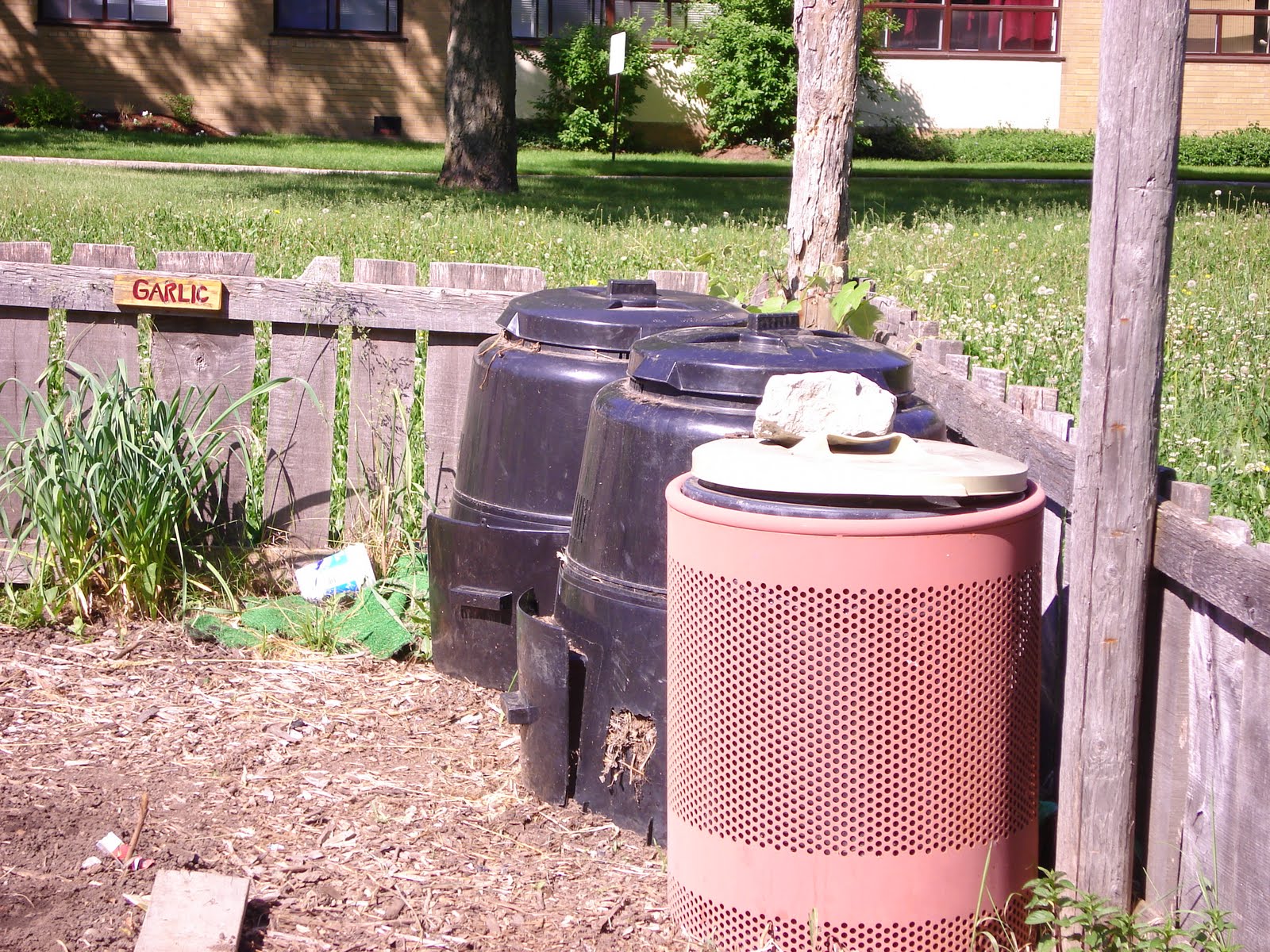The world through a trash receptacle: A tribute to compost bins