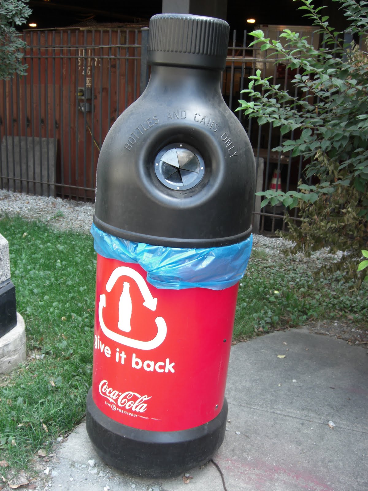 The world through a trash receptacle: Chicago (and Coca-Cola) do(es ...