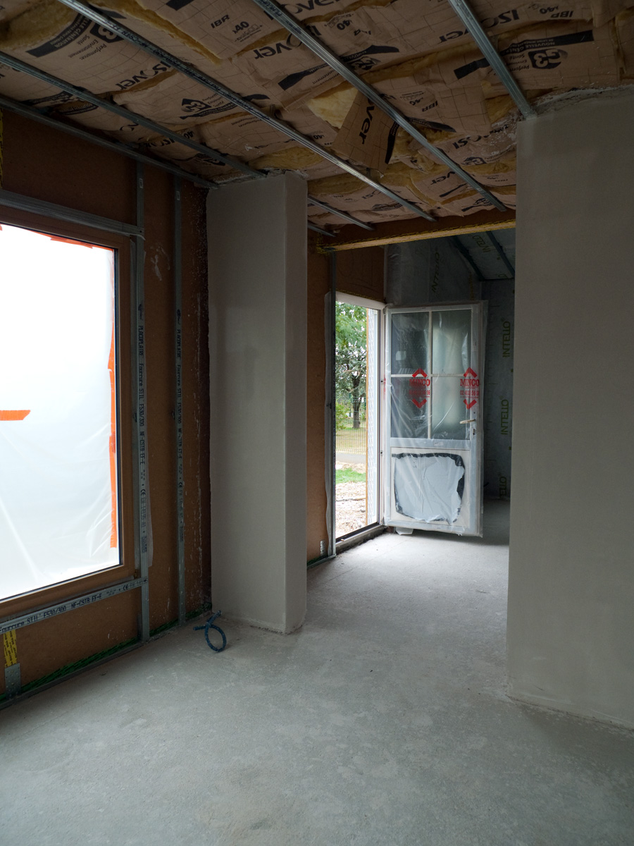 Le Pré du Clos: Un mur bien plâtré