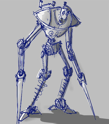 Eric's Art Blog: Steam Punk-ish Robot