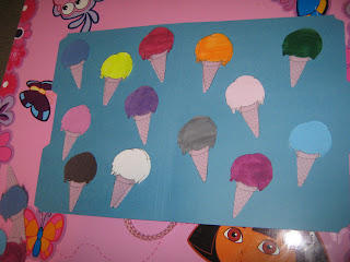 Bubbles, Balloons, & Blessings: Ice Cream File Folder Game