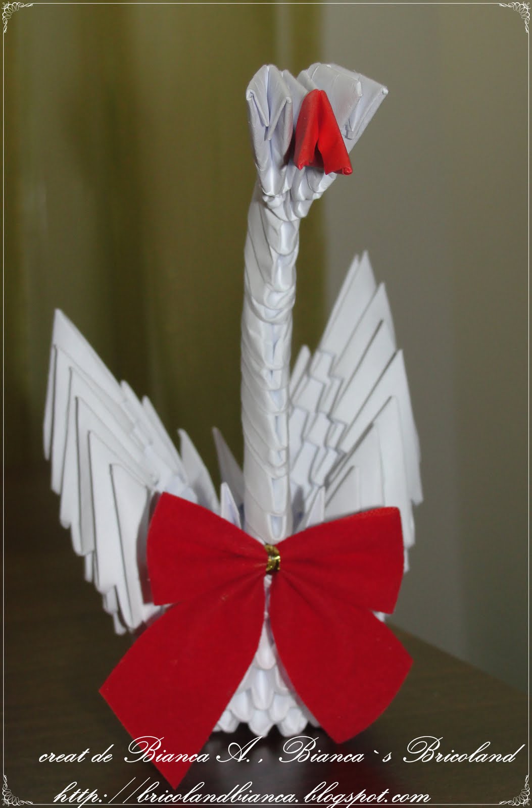 Bianca`s Bricoland: Lebada origami