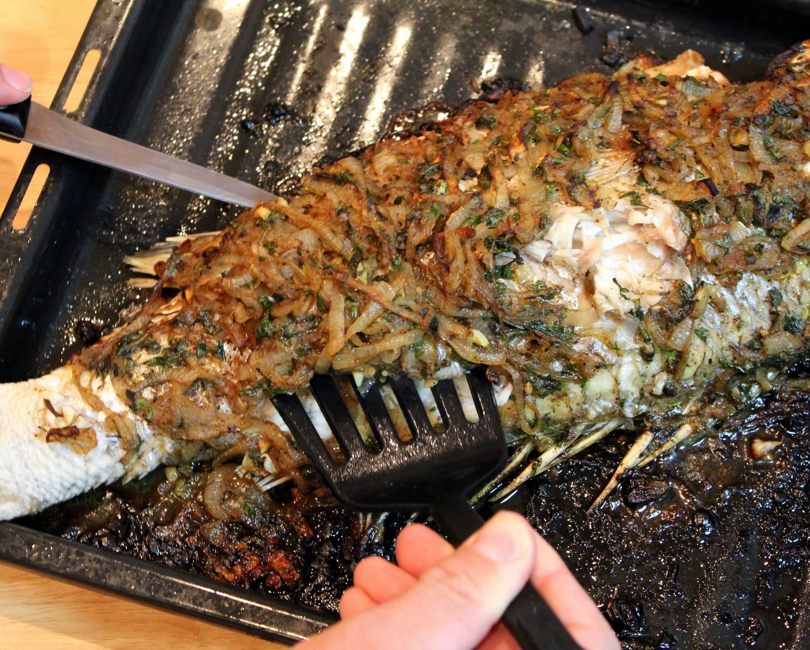 Cooking the Globe: Samak Mishwi (Oven-Barbecued Fish)