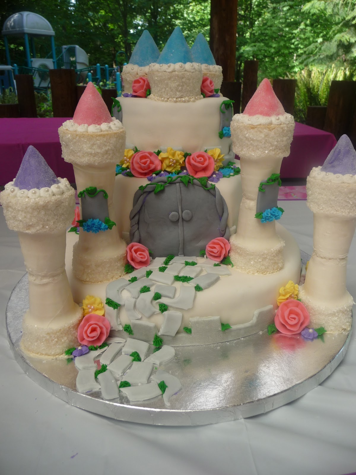 Princess Castle Birthday Cake
