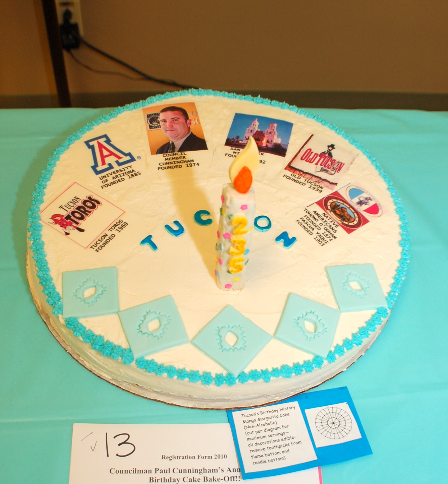 Tucson's Birthday: Annual Ward 2 Birthday Cake Bake-off