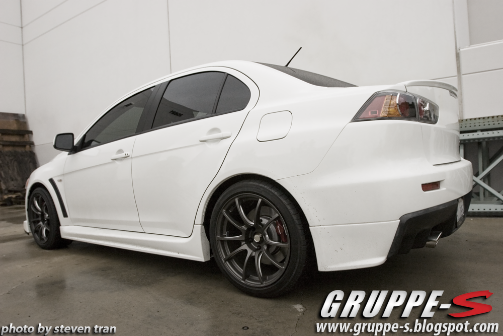 Gruppe S Engineering: Lancer Evolution 10: Weds Sport 18x9 +20 SA55M ...
