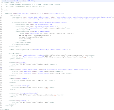 Nick Coblentz: Page-Level Access Controls in Struts 2 - Part 2