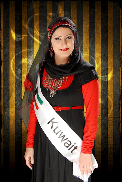 Miss Kuwait In Black Hijab Style | Hijab Styles, Hijab Pictures, Abaya ...