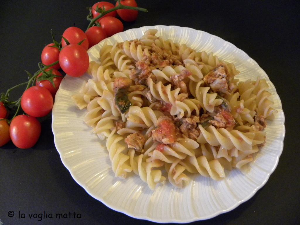 La Voglia Matta: Fusilloni al ragù di sgombro