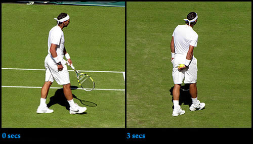 Sweet Disposition:::: Rafael Nadal’s Pre-Service Routine