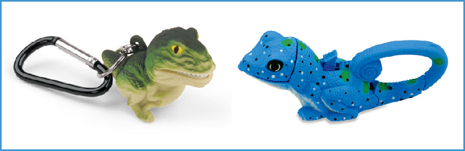Amy's Stocking Stuffers: Clip-on Animal Flashlights