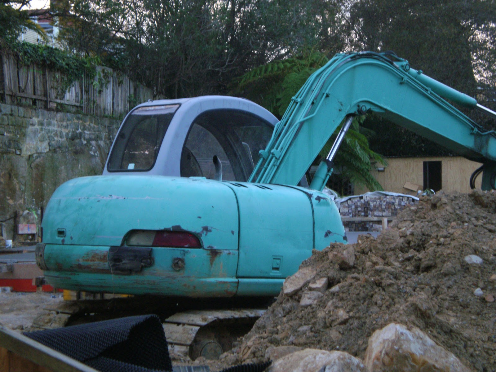 the girl in the brick house: Let the concrete begin