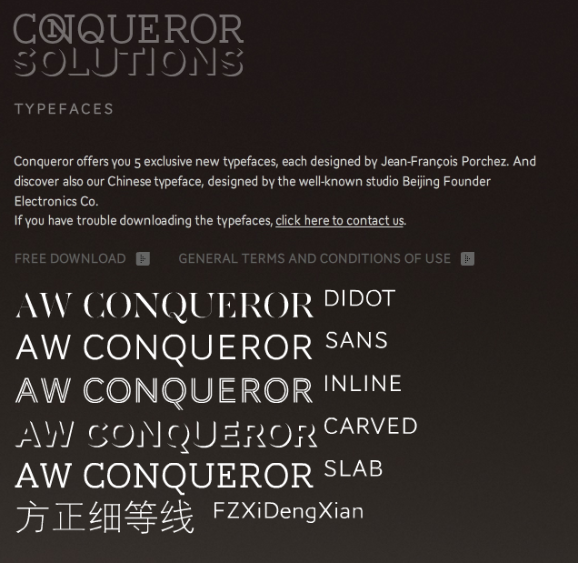 Bump Blog: New Arjowiggins Conqueror fonts