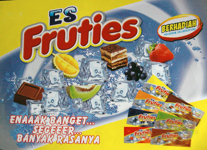 ES FRUITIES (gantinya Ice Cream): sekilas Es Fruities