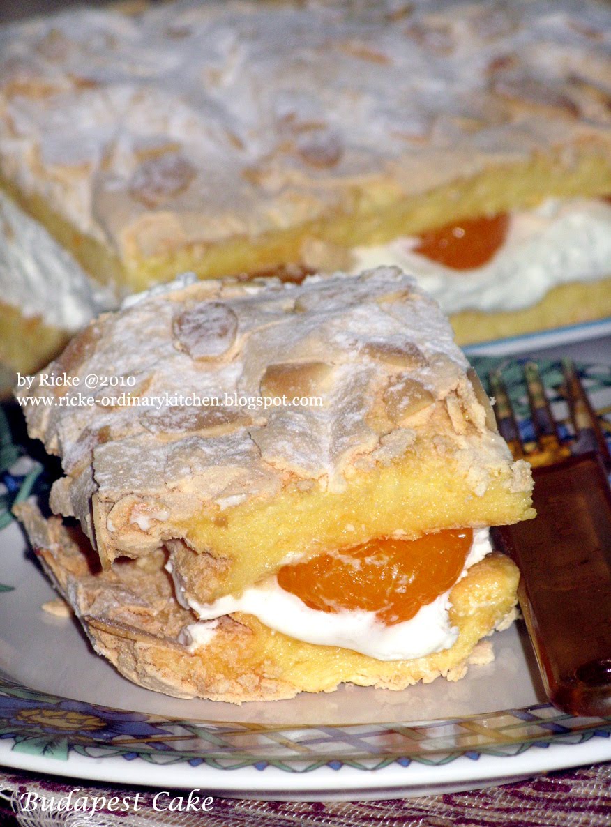 Just My Ordinary Kitchen...: BUDAPEST CAKE ~ SIMPLY DELICIOUS