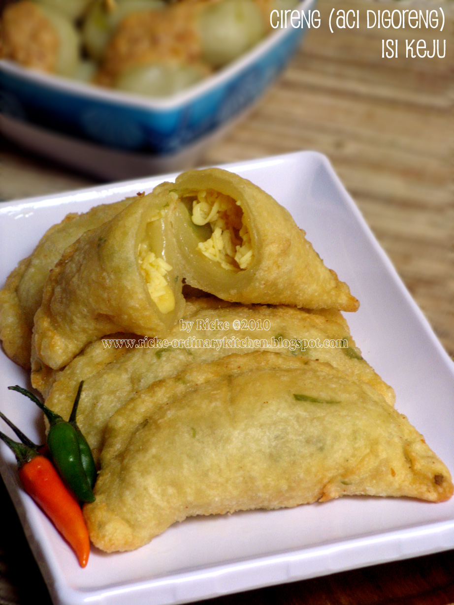 Just My Ordinary Kitchen...: CIRENG (ACI DIGORENG) ISI KEJU