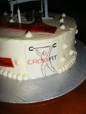 Custom Cakes: CrossFit cake