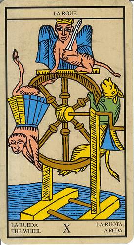 Arcanos Mayores: 10. La Rueda de la Fortuna : Mi Rincón Mágico