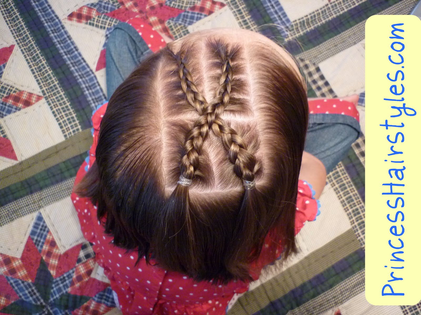 Patriotic Ribbon Cornrows | Hairstyles For Girls - Princess Hairstyles