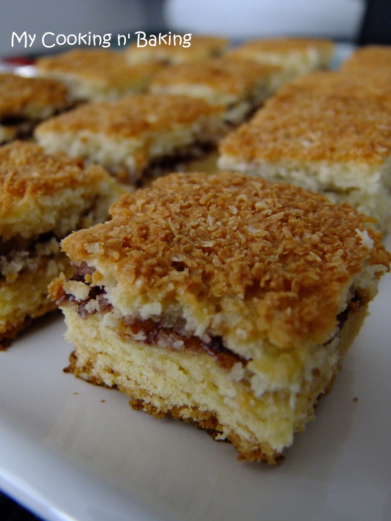 My Cooking n' Baking: Coconut Jam Slice