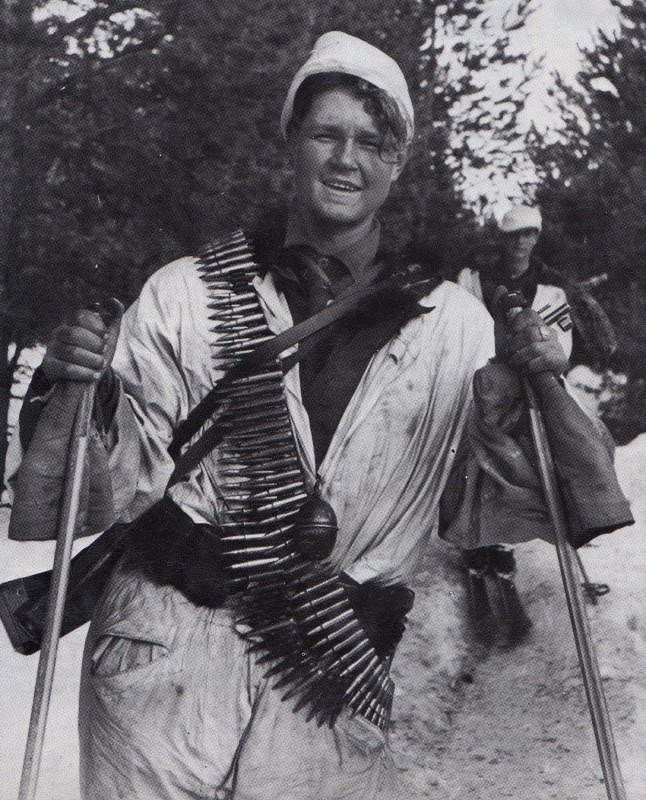 NAZI JERMAN: Foto Skijäger (Pasukan Ski) Nazi Jerman