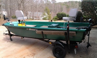 Georgia Electric Fishing: My little Jon Boat (modified)