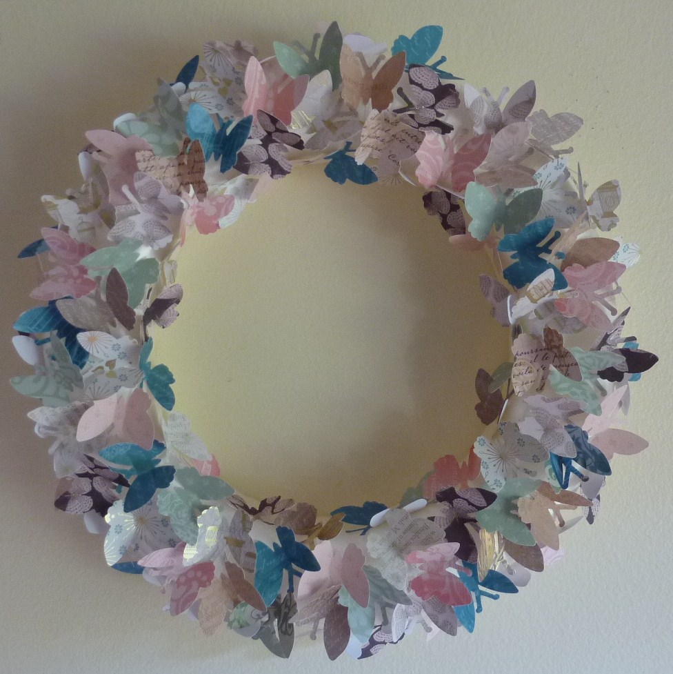 Beach Cottage Studio: Butterfly Wreath