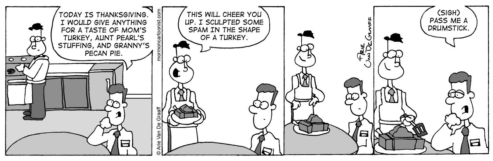 Ward Cartoonist: Spurkey Dinner