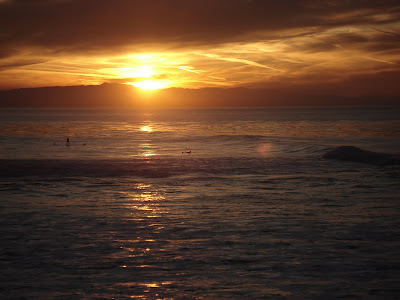 Running on: Beautiful Santa Cruz sunrise....