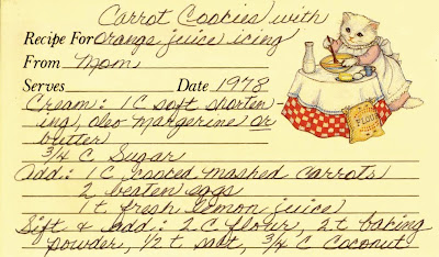 organized by cathy: Three Generations of Handwritten Recipes