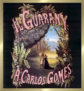 MAESTRO CARLOS GOMES: CONVITE - "IL GUARANY"