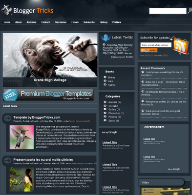 Free blogger templates