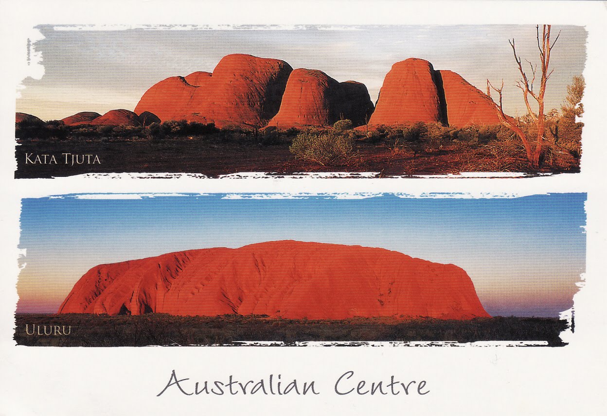 Mirrora's UNESCO WHS Postcards: Australia. Uluru-Kata Tjuta National Park
