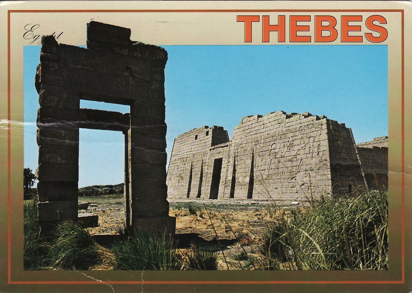 Mirrora's UNESCO WHS Postcards: Egypt. Ancient Thebes with its Necropolis