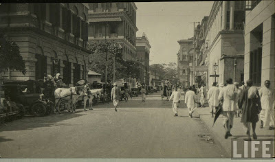 Calcutta (Kolkata) Street Scene - Old Indian Photos