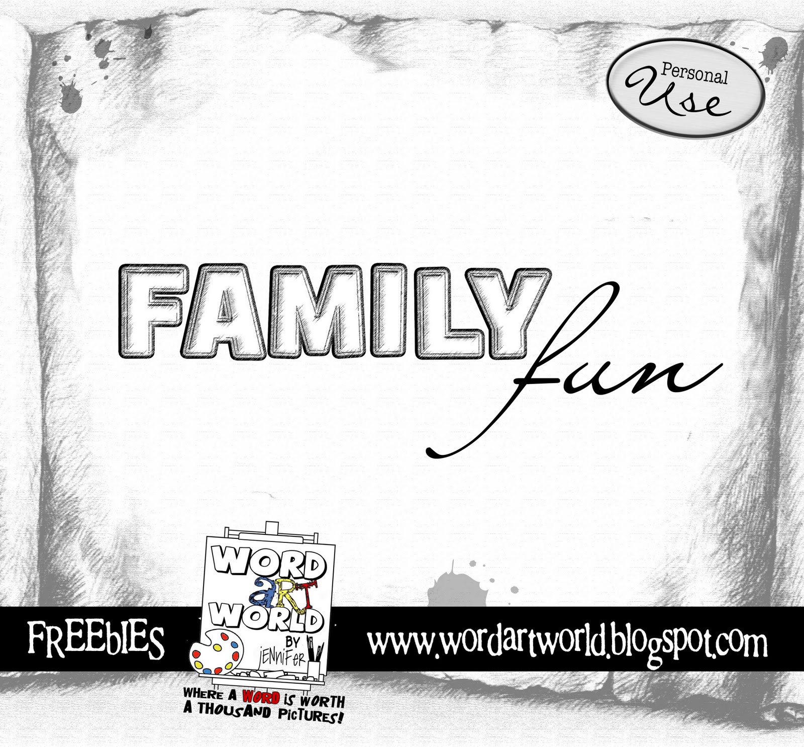 Word Art World: Family Fun