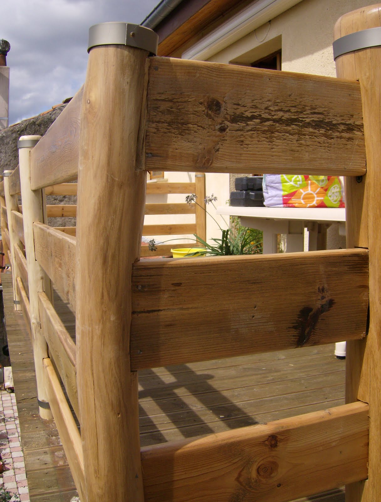 andré hieulle: rambarde de terrasse