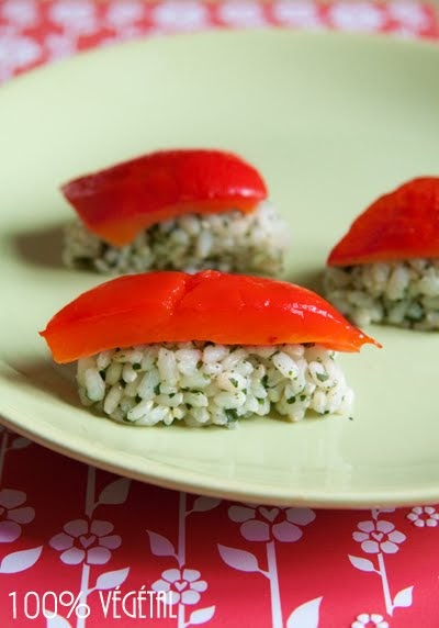 Sushi Verde e Rosso | 100 % Végétal | Cuisine vegan, blog de recettes vegan