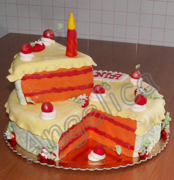 Emozioni in torte- Le torte di Angelica: Una fetta di torta