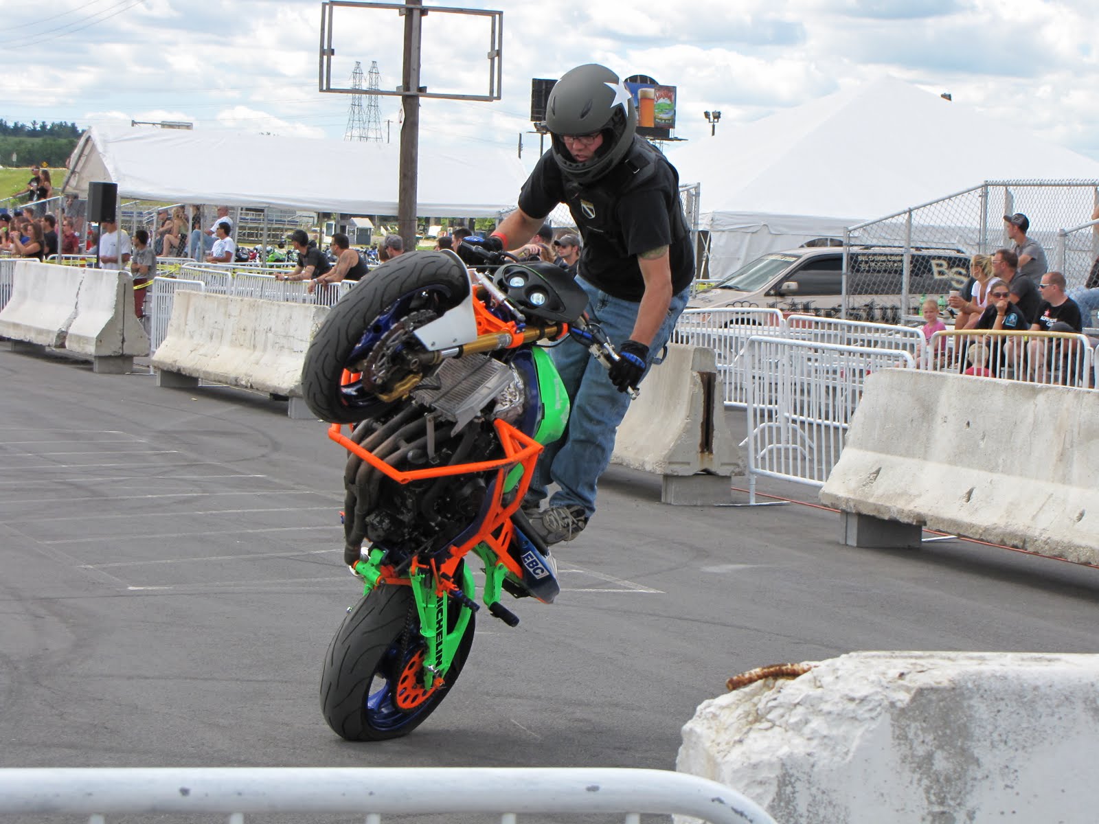 UPSTATE NY MOTORCYCLE MAYHEM: Motorcycle Stunt FesT Syracuse Fairgrounds