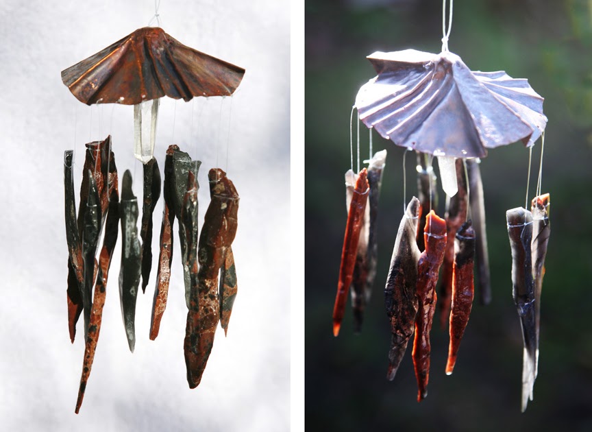 The Phozone: Obsidian Fold Formed Wind Chimes