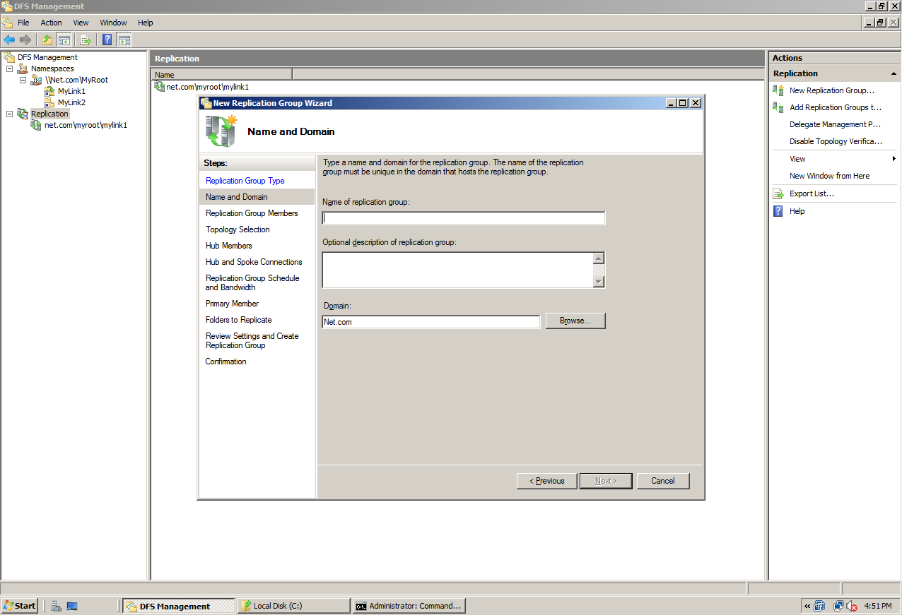 AD Shot Gyan: Configuring DFSR In Windows 2008 R2 - Part 2