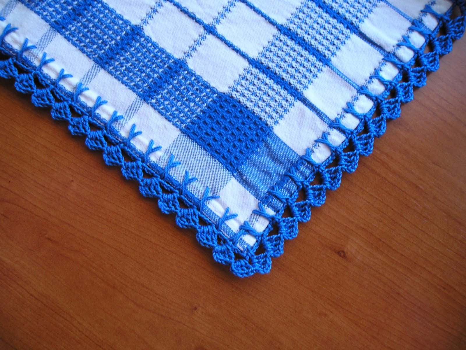 Quadradinho Mágico: Panos de cozinha com Crochet