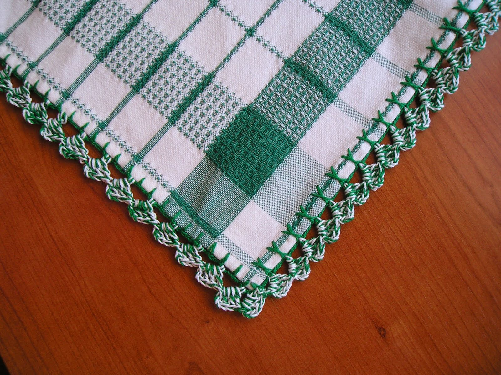 Quadradinho Mágico: Panos de cozinha com Crochet