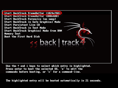 Instalación de BackTrack 4 en VMware Workstatsion 7 - Seguridad y Redes